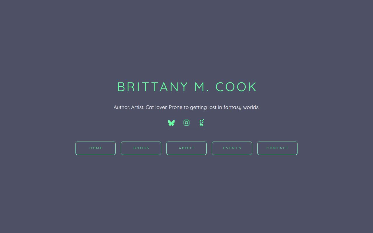 Author Brittany M. Cook